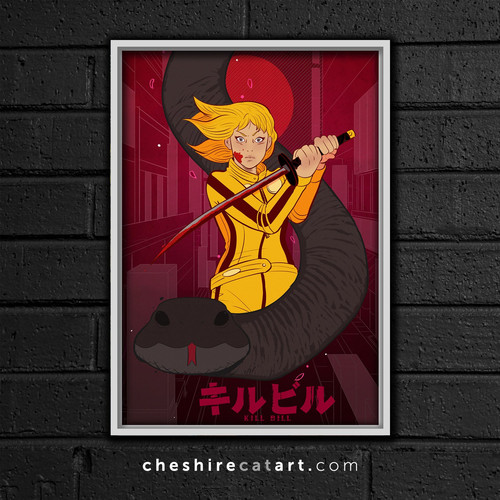Kill Bill Print | cheshirecatart