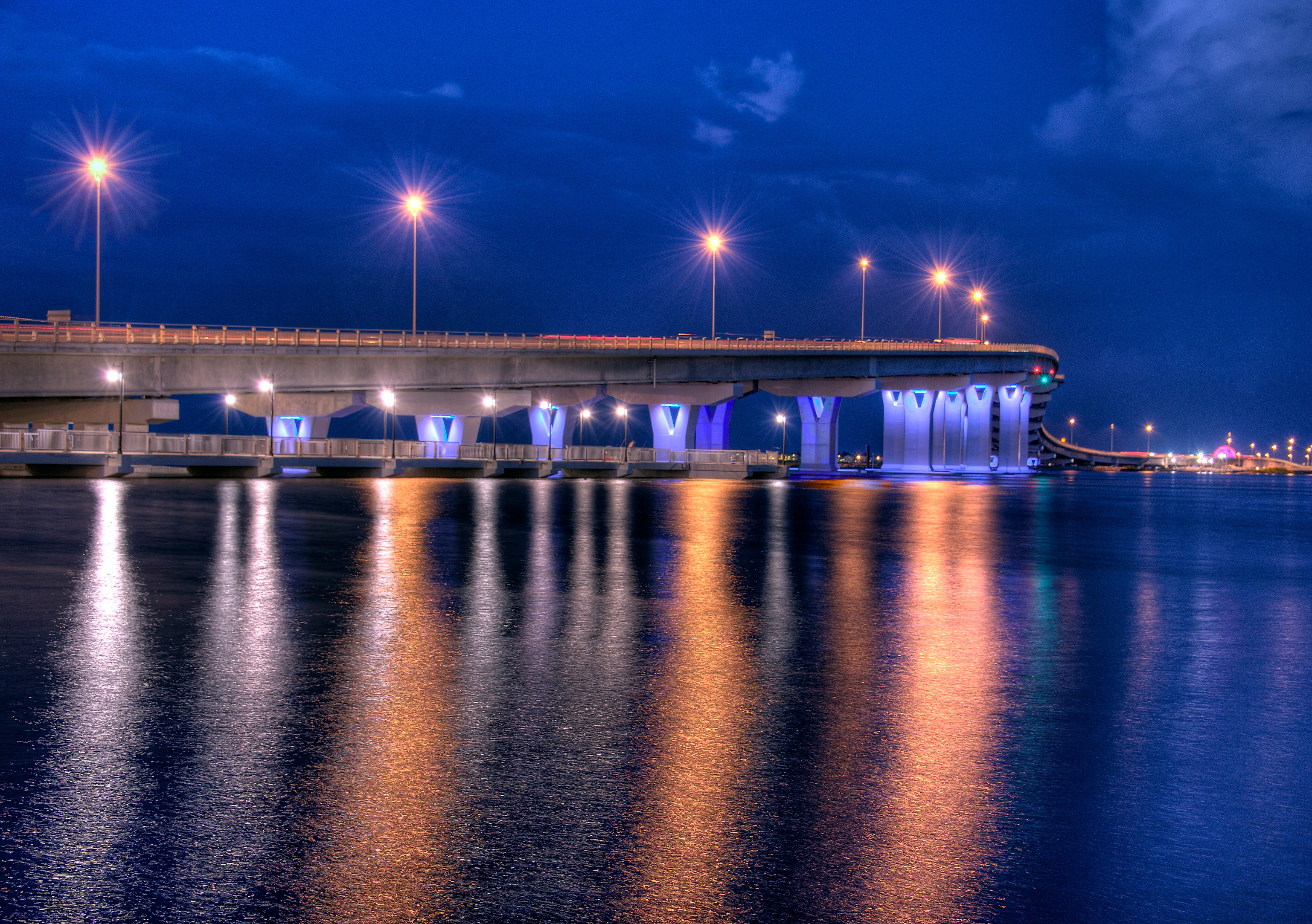 NINTH ST. BRIDGE AT TWILIGHT, OCEAN CITY NJ | donnellyphotography