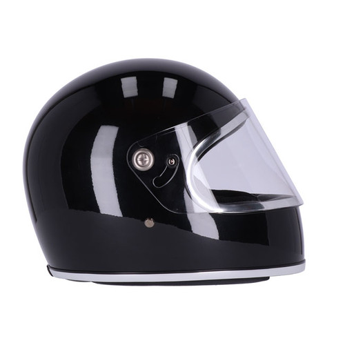 CASCO INTEGRAL ROEG CHASE HELMET GLOSS BLACK | SIDECARS & TOURS
