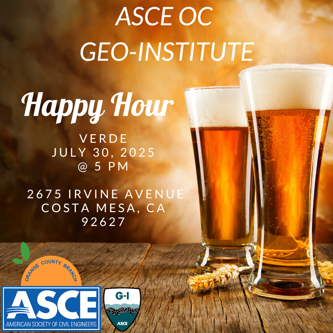 ASCE Orange County Geo-Institute Happy Hour | ASCE OC Branch