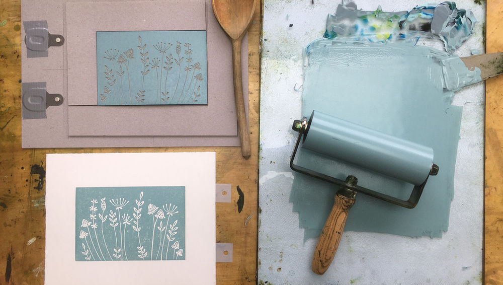 Learn how to make a two and three-colour linocut print, using the multi ...