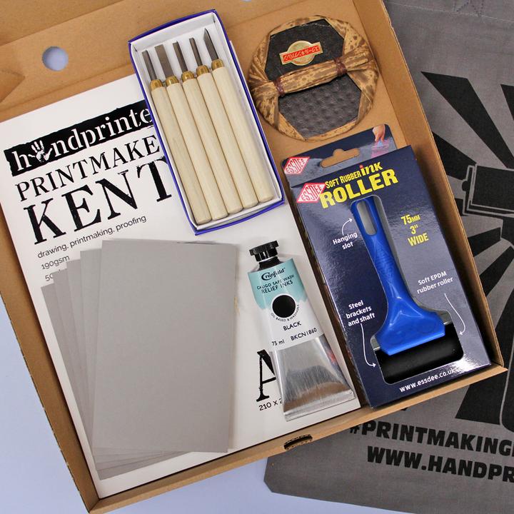 What tools and equipment do you need to make a linocut print?