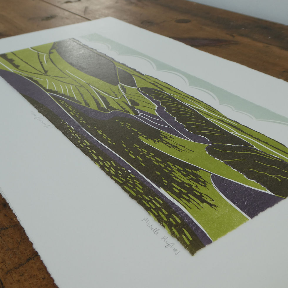 Meet the Maker: The inspiration and process behind my linocut prints