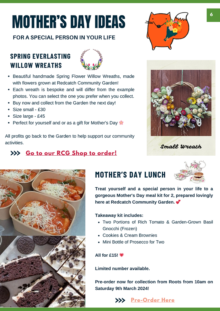 The Redcatch-Up | Redcatch Community Garden