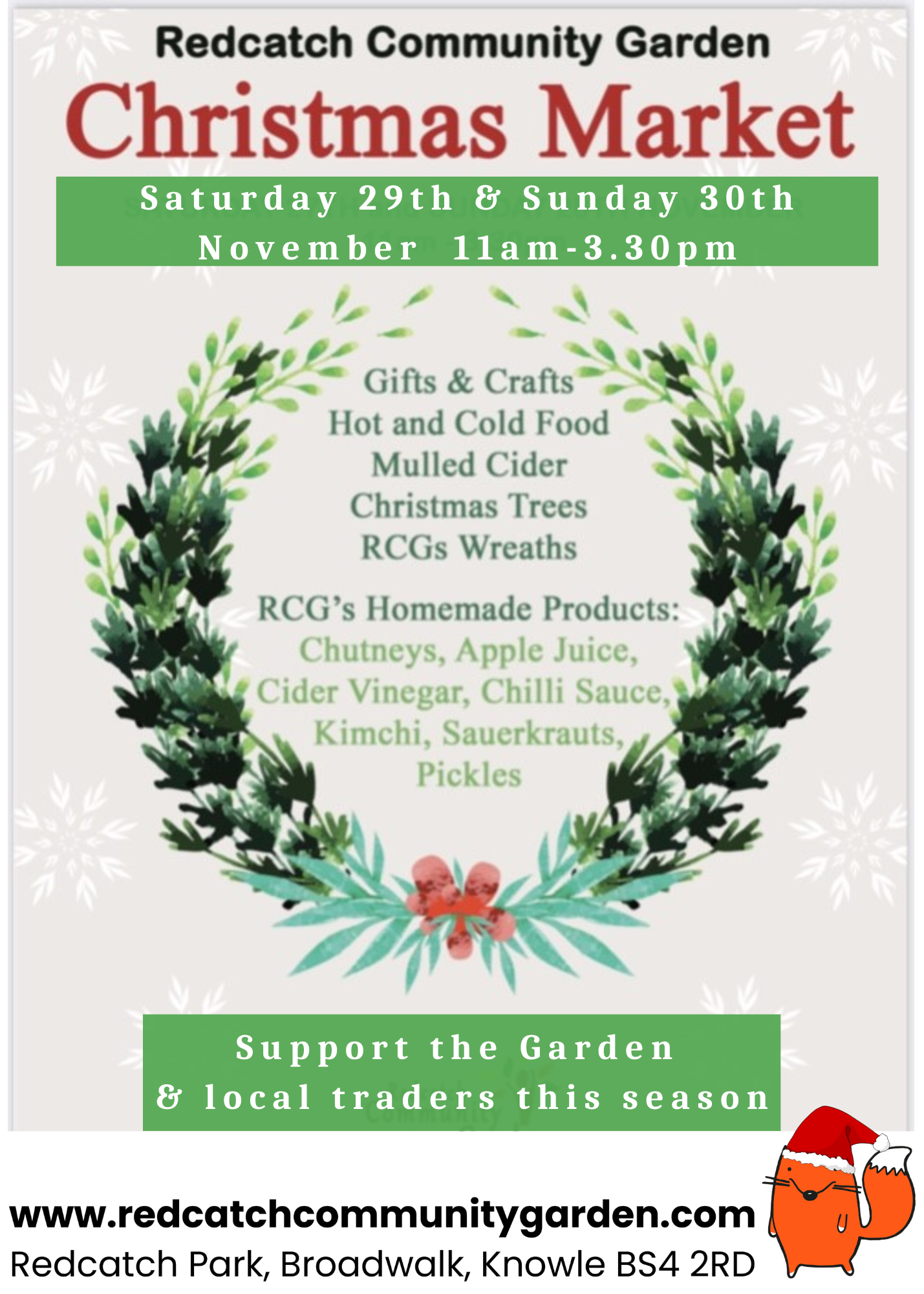 RCG Christmas Market | Redcatch CG