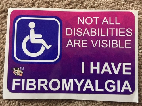 Fibro car sticker | fibromyalgia