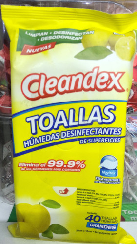 Toallas Desinfectantes Cleandex | Abarrotes San Pedro