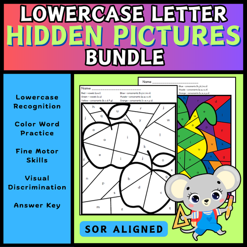 Lowercase Letter Recognition Hidden Pictures - 12 pictures | Barrbunch.com