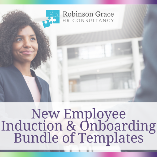 New Employee Induction and Onboarding Bundle of Templates | Robinson ...