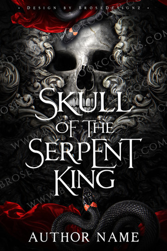 Skull of the Serpent King | Premade book covers