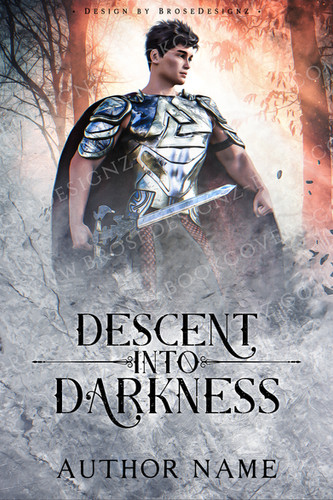 Descent into Darkness | Premade book covers
