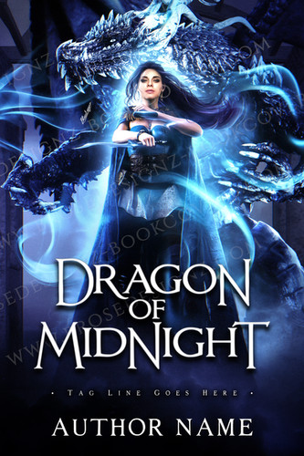 Dragon of Midnight | Premade book covers