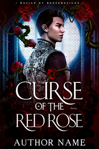 Curse of the Red rose | Premade book covers