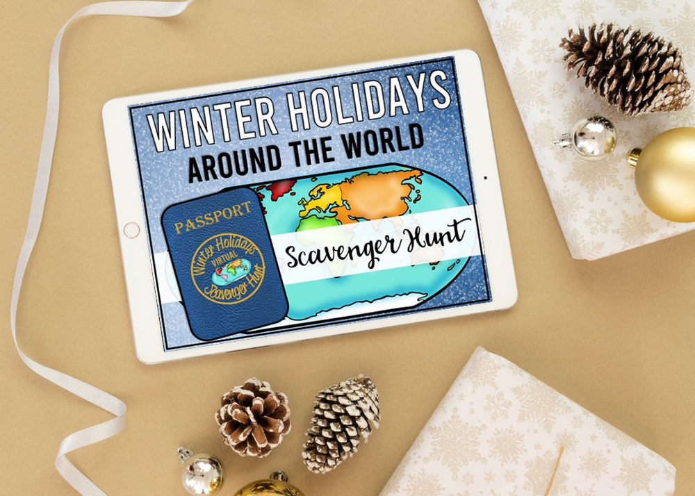 A Fun Winter Holidays Around the World for Google Slides