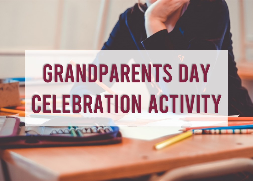 Fun and Low Prep Grandparents Day Celebration Activity for Elementary