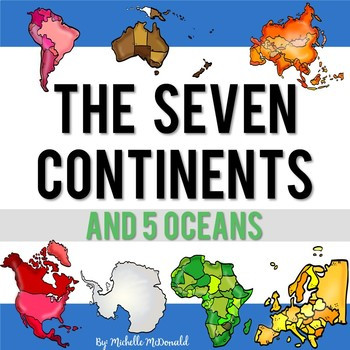 The Seven Continents & Five Oceans Reading Passages Activities (Print ...