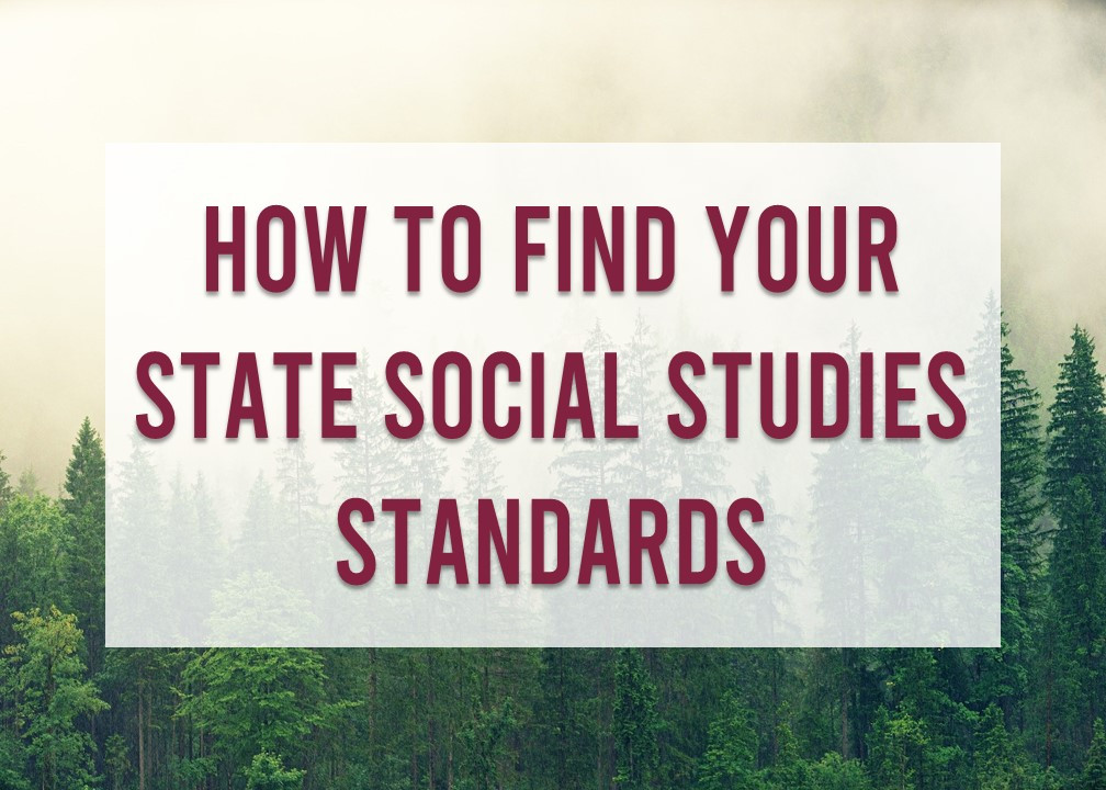 How to Find Your State Social Studies Standards
