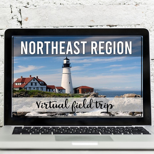 US States Northeast Region Virtual Field Trip (Google Earth Exploration ...