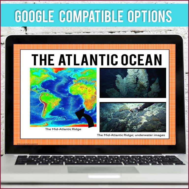 The Five Oceans of the World Lesson Activities
