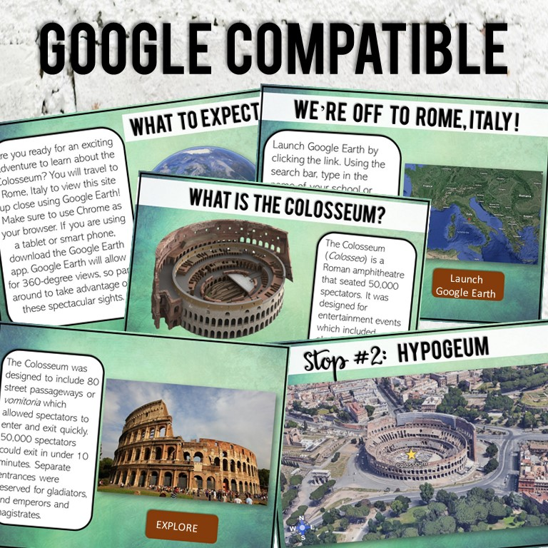 Ancient Rome Digital Activity for World Civilizations