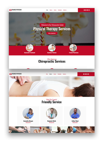 Chiropractic 02 - Wix Website Template | All Things Wix
