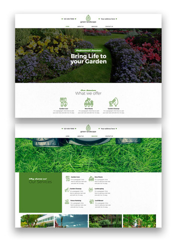 Landscaping 06 - Wix Website Template | All Things Wix