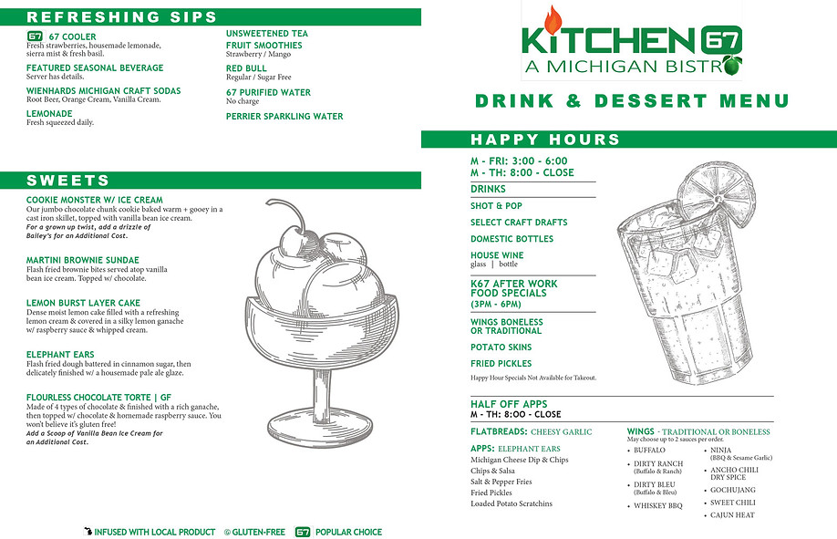 Menu | kitchen67