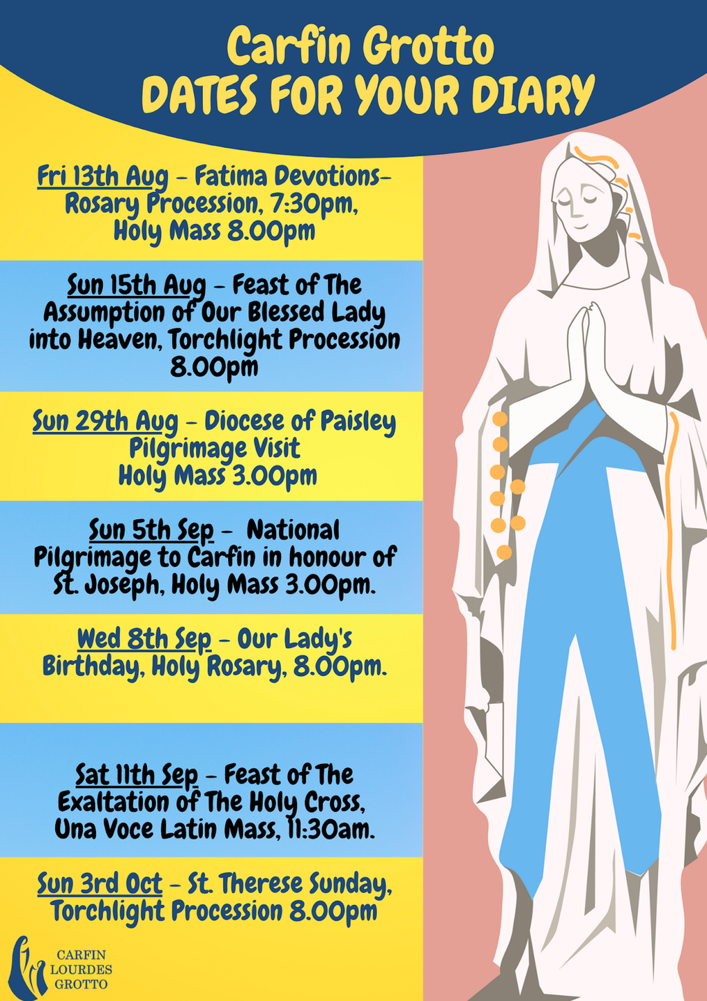 Carfin Grotto Scotland's National Shrine to Our Lady of Lourdes