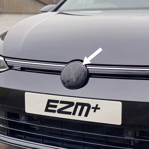 EZM Aftermarket Front Radar Badge Overlays VW Golf MK8 Models , | ezmods.co