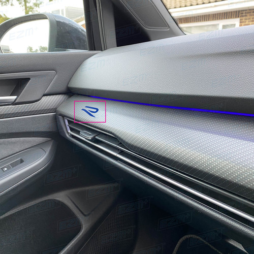 EZM Dashboard R Decal for VW Golf MK8 R | ezmods.co