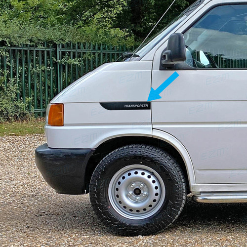 EZM Wing Badge Decals x 2 for VW Transporter T4 Models | ezmods.co