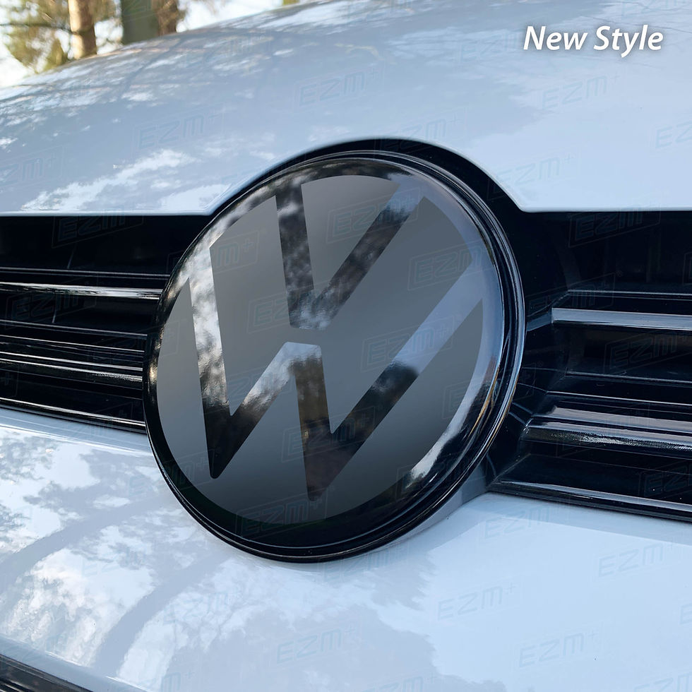 EZM New Style Aftermarket Front Radar Badge Overlays for VW Golf MK7.5 ...