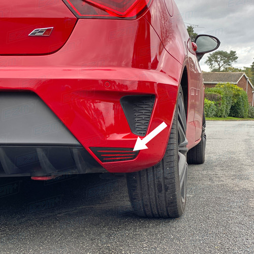 EZM Rear Bumper Reflector Decals x 2 for Seat Ibiza MK5 6J FR / Cupra ...