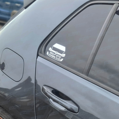 Official Golf GTD Owners Club Window Decal | ezmods.co