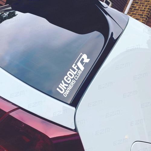 Official UK Golf R Owners Club (MK7 MK7.5 MK8) - Window Decal | ezmods.co