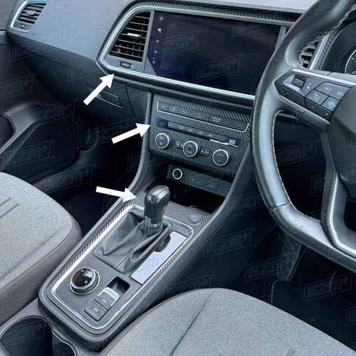 EZM Cockpit Trim Overlay Kit for Seat Ateca | ezmods.co