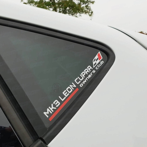 Official MK3 Leon Cupra Owners Club V2 Window Decal | ezmods.co