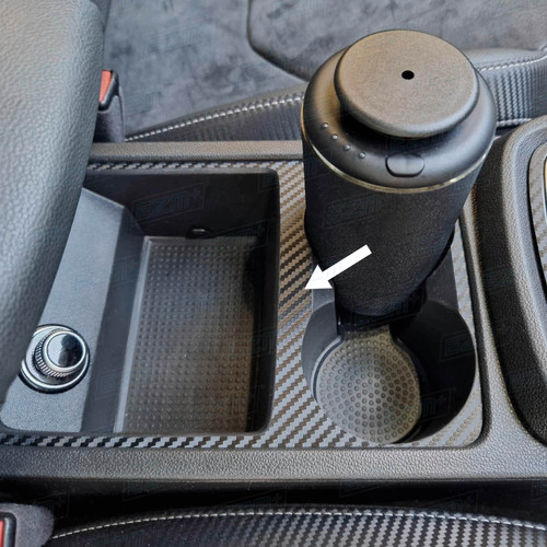EZM Cup Holder Overlay for Seat Leon MK3.5 Cupra | ezmods.co