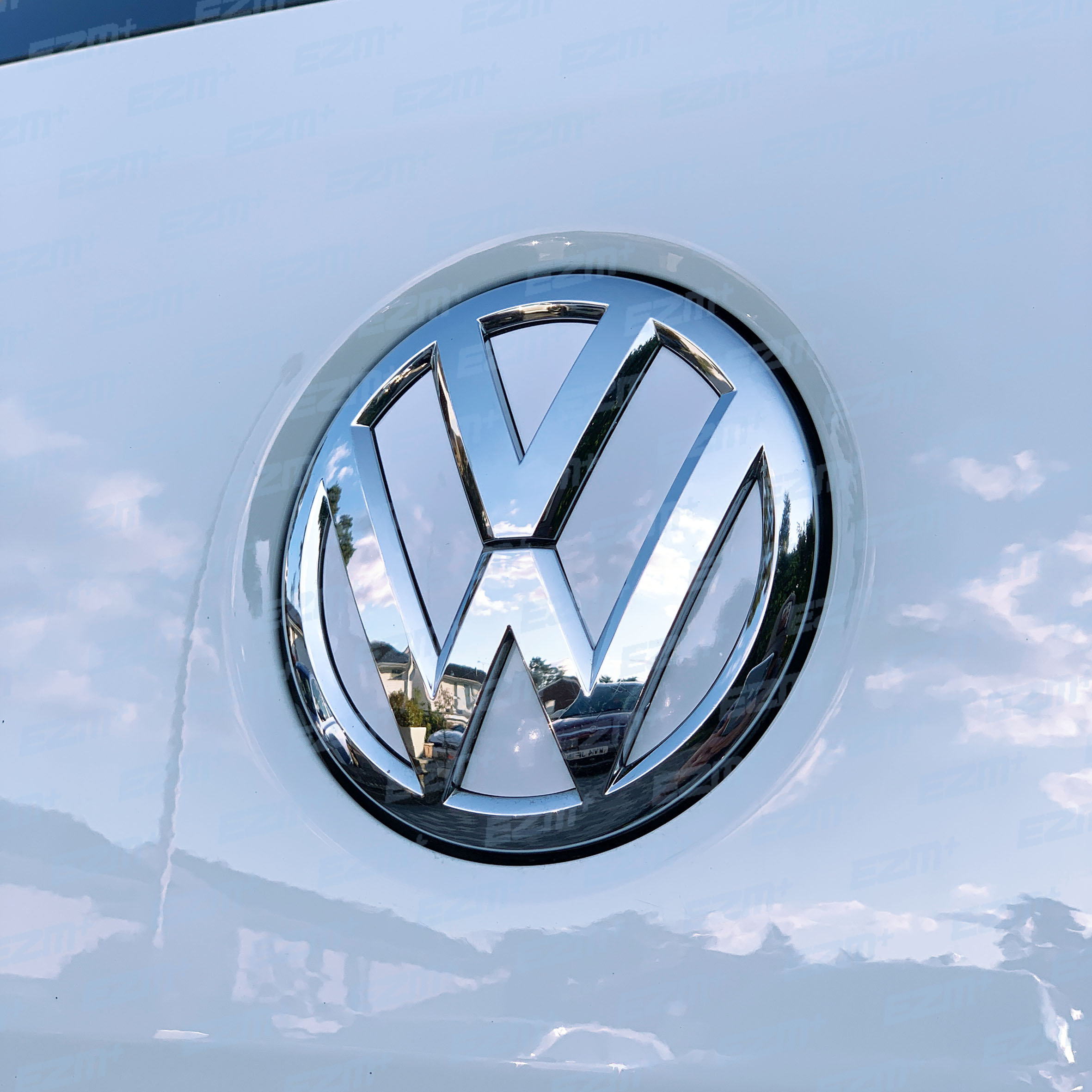 EZM Front & Rear Badge Inlays / Underlays x 2 for VW Polo MK5 6R / 6C ...