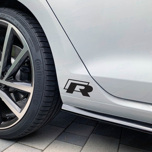 EZM R Sill Decals x 2 for VW Golf MK7 R | ezmods.co