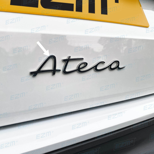 EZM Aftermarket ATECA Vinyl Boot Badge Overlay for Seat Ateca SE ...