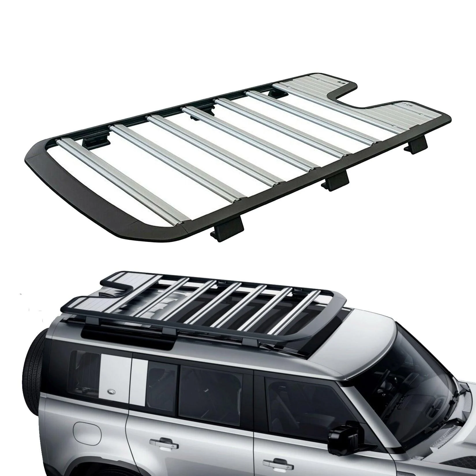 LAND ROVER DEFENDER 90 L663 2020> OE STYLE ROOF RACK | Pro Parts