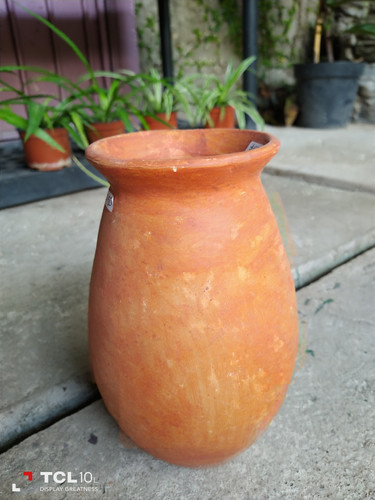 Florero de barro 19 cm. De Alto | Plantarte.Chiapas