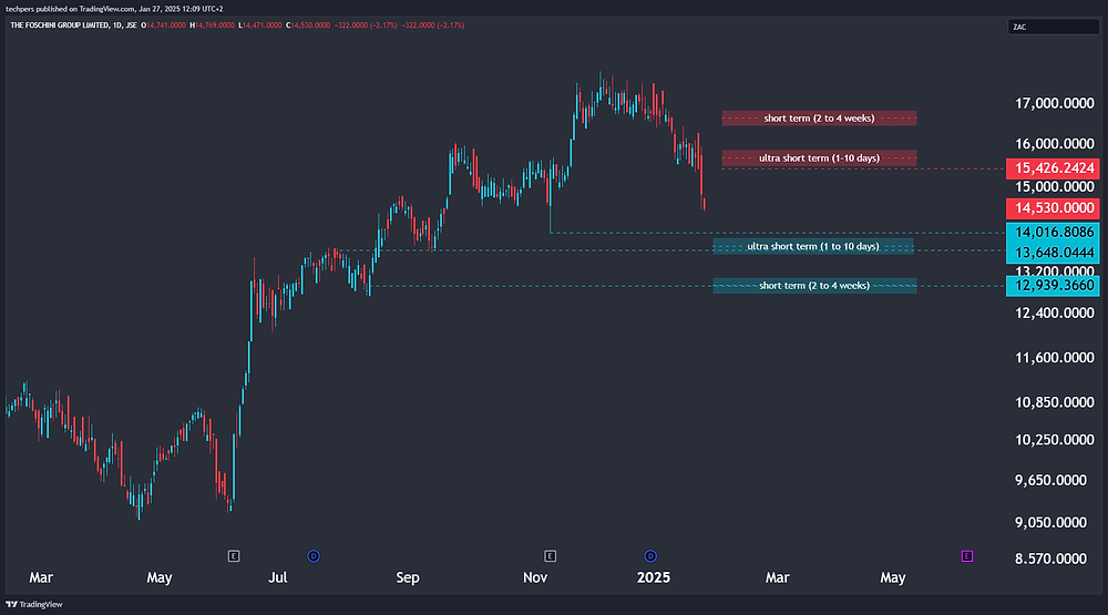 Trading: The Foschini Group (TFG) Actionable Areas