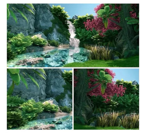 Waterfall Inspired Background Options | Viv Creations
