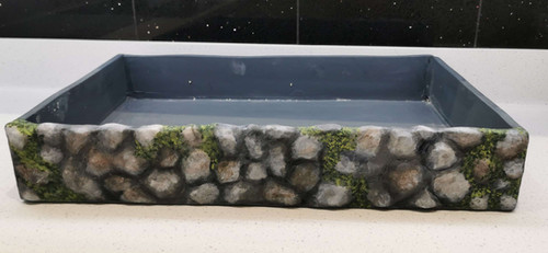 Large Stone Substrate Tray with choice of colour | Viv Creations