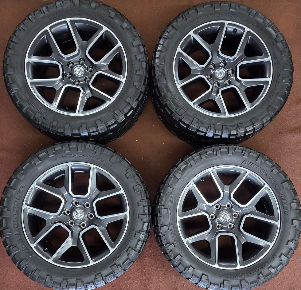 4 2021 OEM 20" Dodge Ram 1500 Wheels Tires | THE WHEEL GUY LLC