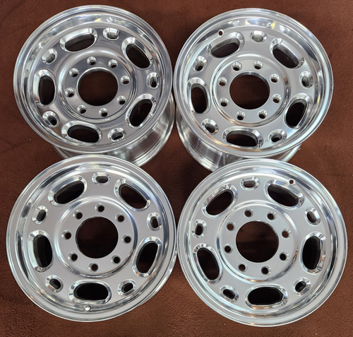 4 New Factory Oem Style 16" Polished Chevy Gmc 2500 Wheels | THE WHEEL ...