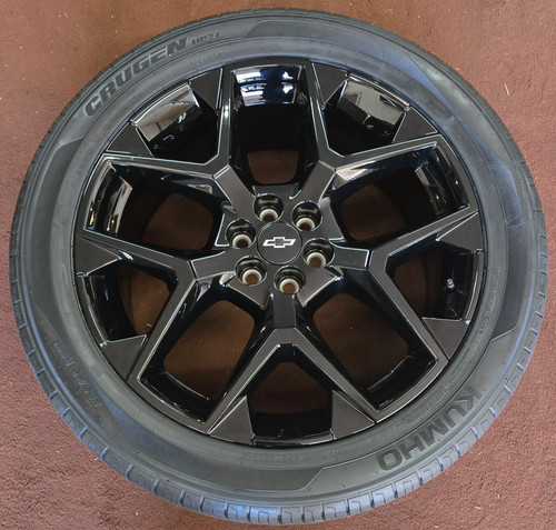 4 New 2024 Black Oem 22" Chevy Traverse RS Acadia Wheels Tires | THE ...