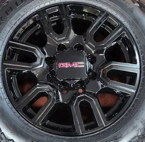 4 New Oem Style Black 20" Chevy Gmc 2500 Wheels Tires | THE WHEEL GUY LLC
